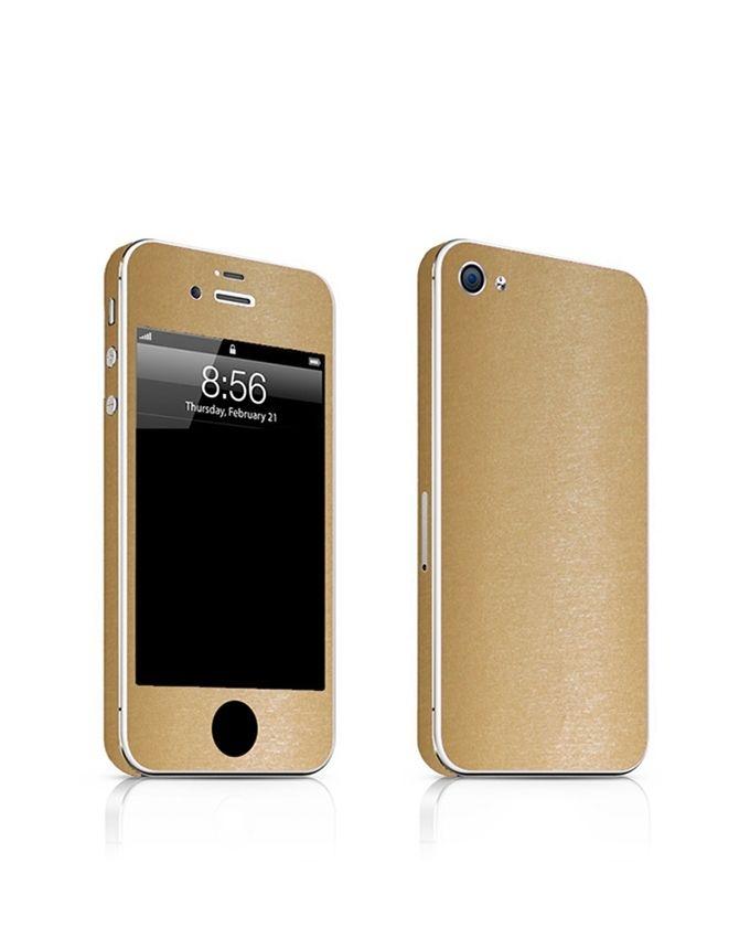 Iphone 4 Gold Brushed Metal Texture Skin | Daraz.pk