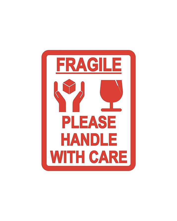 Handle With Care Fragile Stickers For Sensitive Products-pack Of 36 ...