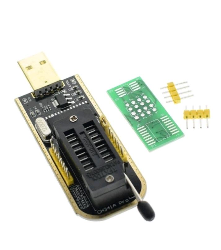 USB Programmer CH341A Series 24xx EEPROM And 25xx SPI Flash BIOS Read ...