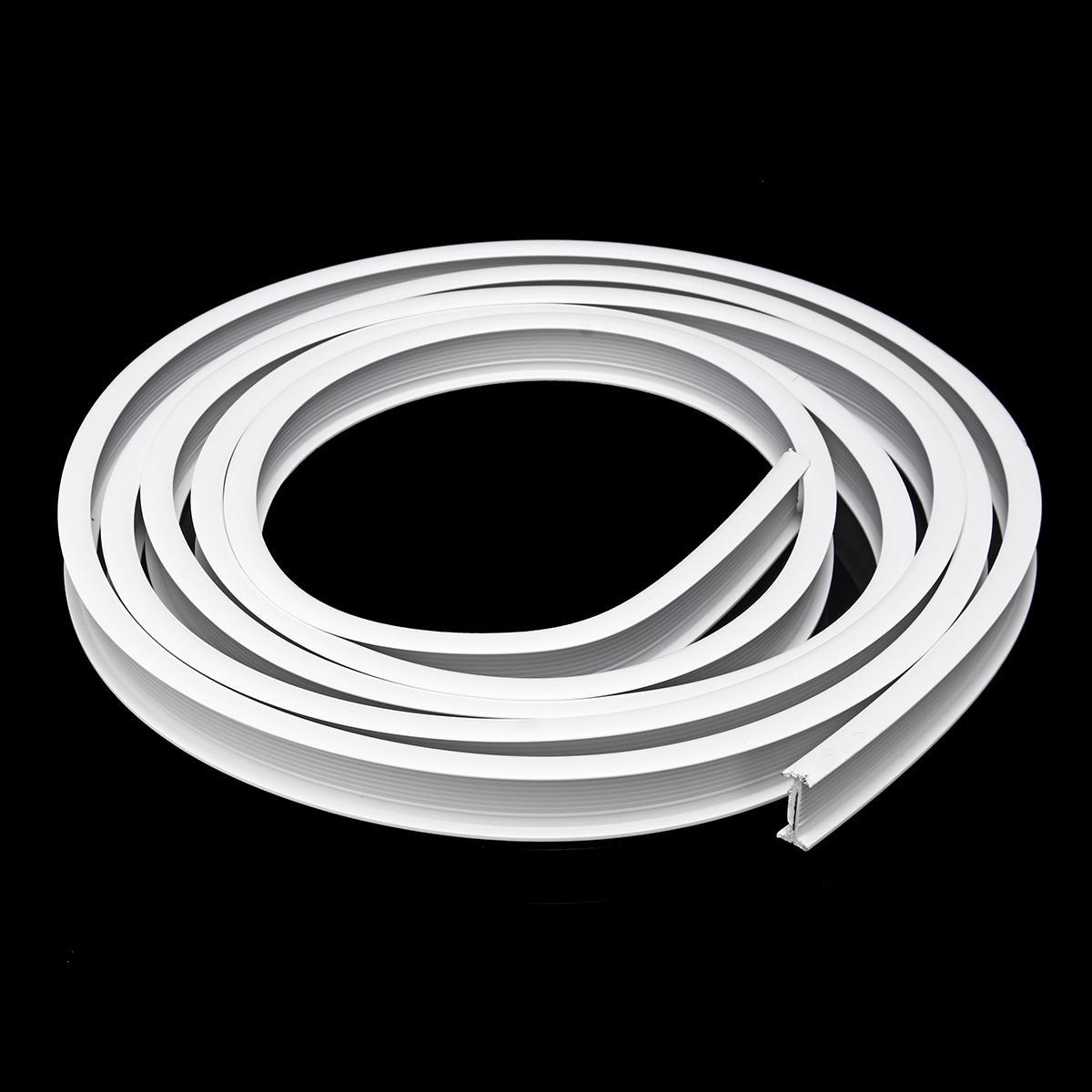 4m White Plastic Pvc Curtain Track Runner Rail Wall Ceiling Mounted ...