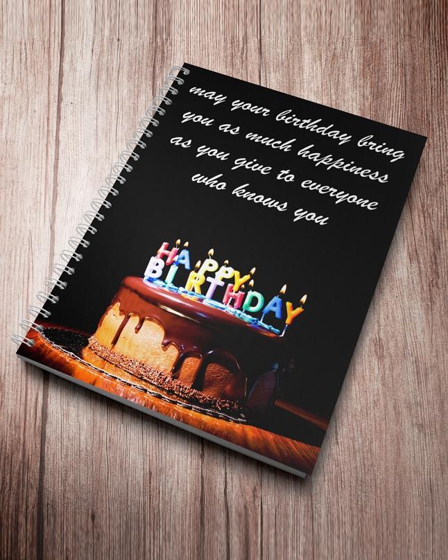 Happy Birthday Spiral Notebook - Black Price in Pakistan - View Latest ...