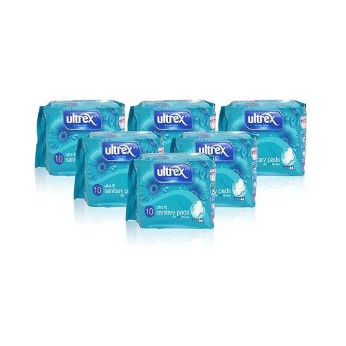Ultrex Ultra Fit With Wings 10 Sanitary Pads - Pack Of 12 Price in ...