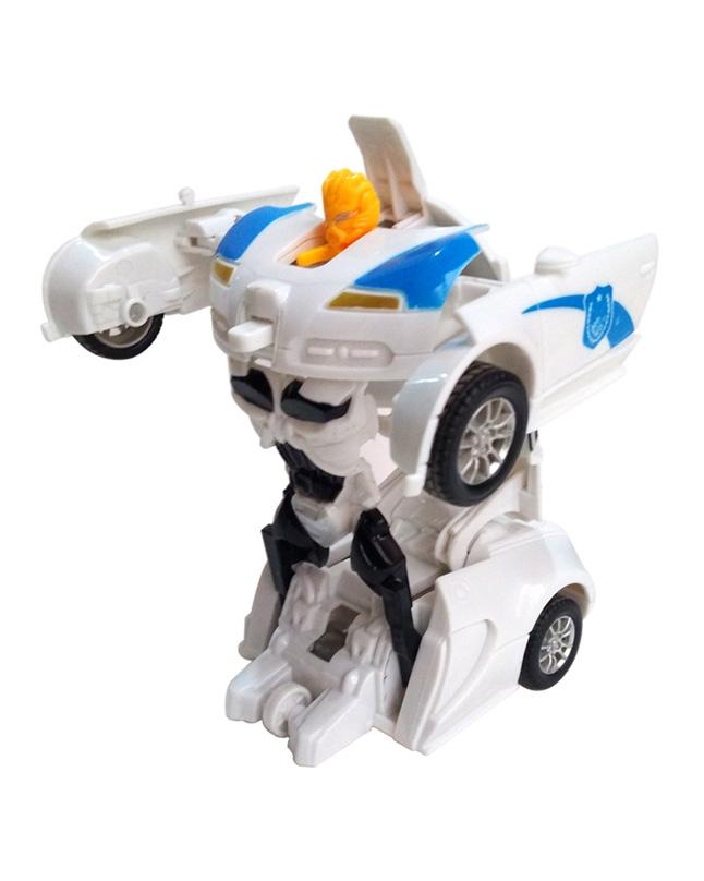 Pull Back Transformer Car - White | Daraz.pk