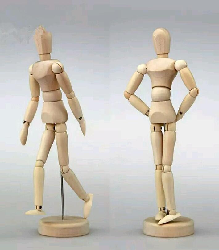 Wooden Manikin 8" Moveable Model for Artists | Daraz.pk
