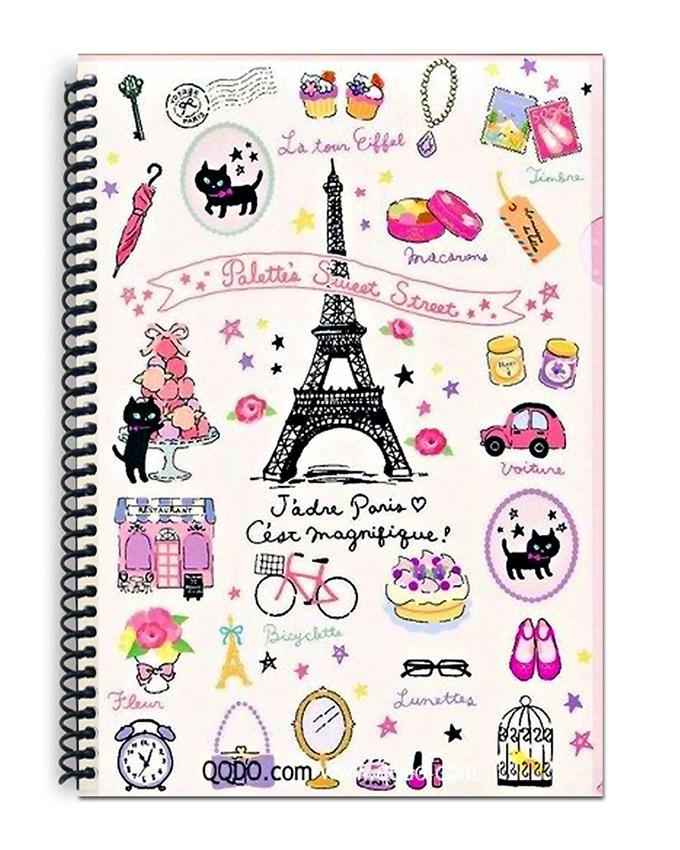Notebook - A4 Size - EIFFEL 2 - White | Daraz.pk