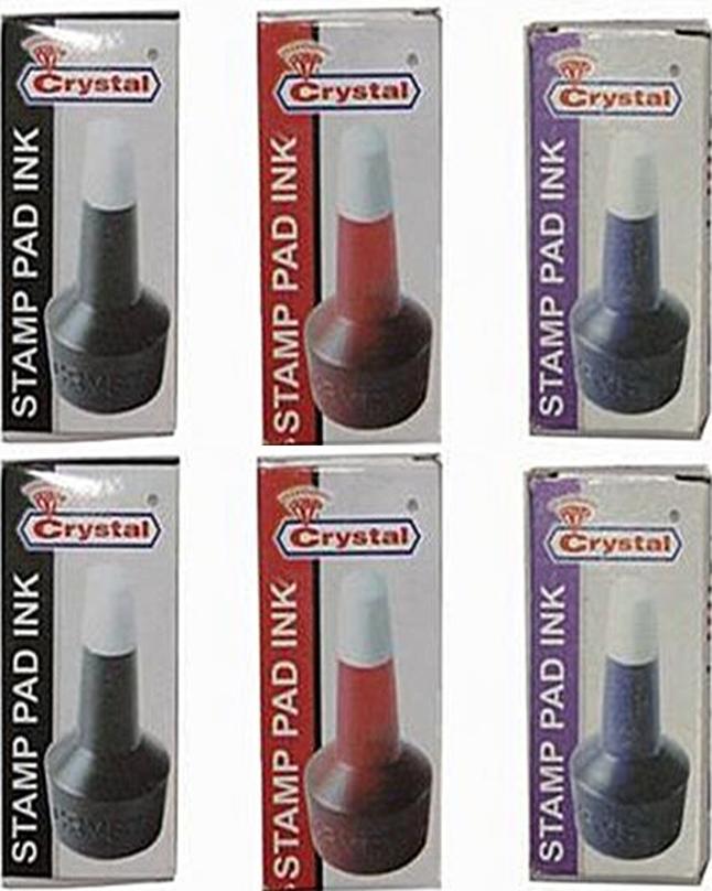 Pack of 6 Crystal Stamp Pad Ink Multi Color (1 Pcs) | Daraz.pk
