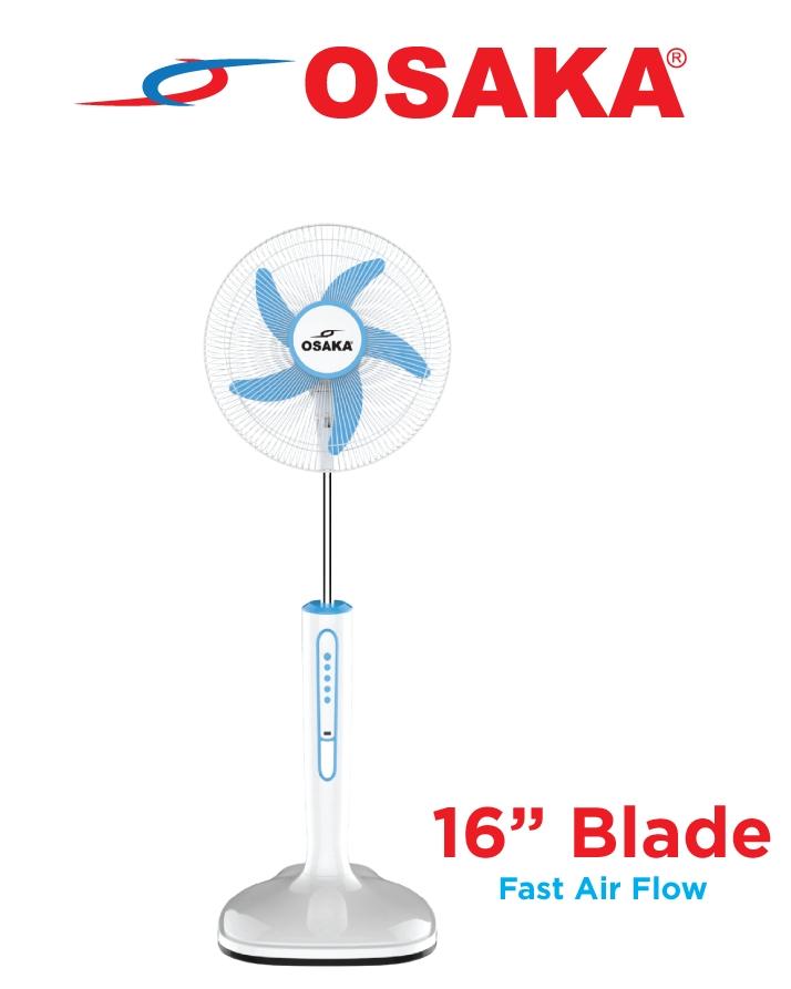 Osaka Rechargeable Fan-Emergency Fan-Good Battery | Daraz.pk