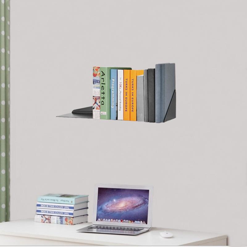 Metal L-Shaped Wall Mount Floating Book Shelf Rack | Daraz.pk