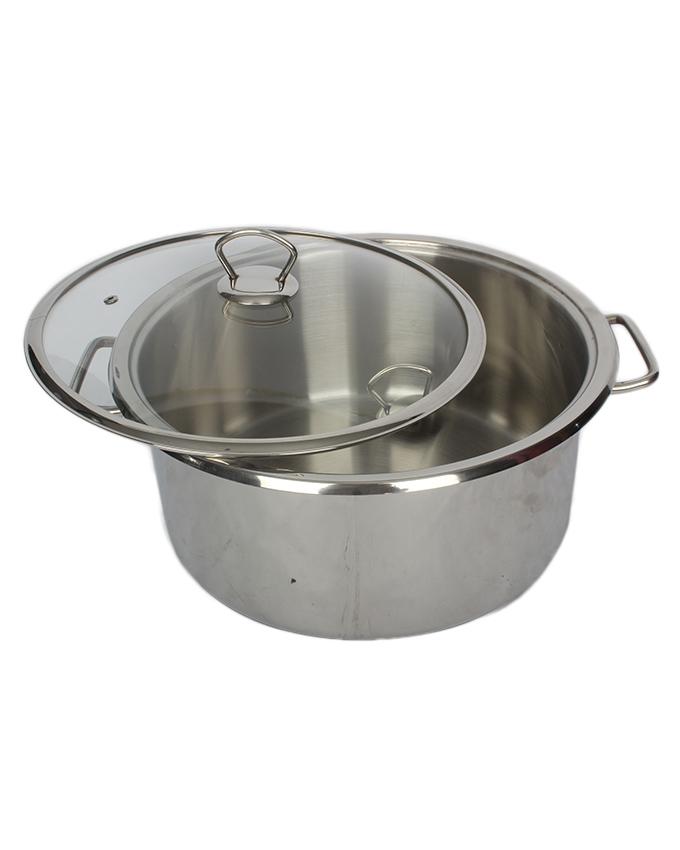 Alpha Stainless Steel Daikchi Casserole Pot - 30cm, Encapsulated Double ...