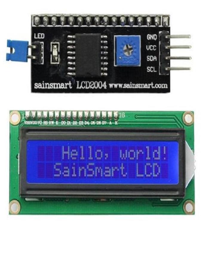 LCD 16x2 with IIC I2C LCD Module For 16×2 And 16×4 LCD for DIY Projects ...