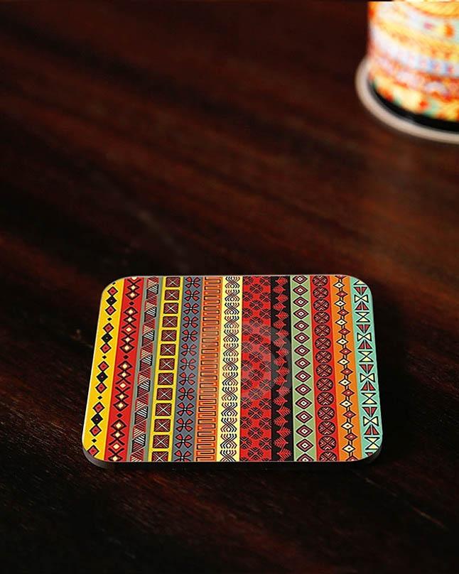 Vertical Art Coaster - Pack Of 4 Coasters|By MugArt.PK | Daraz.pk