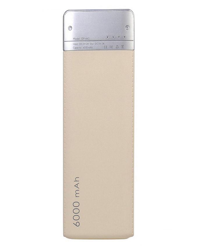 Power Bank 6000 MAH - Beige | Daraz.pk