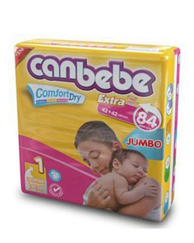 Canbebe Jumbo Pack Newborn Diapers (84PCS) | Daraz.pk