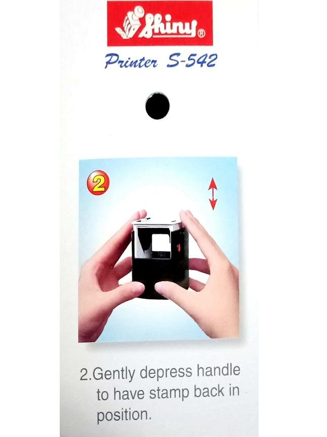 Shiny S-542 self-inking stamp round dia 42mm x 42mm | Daraz.pk