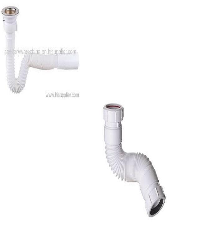 WASH BASIN DRAIN PIPE WITH WASTE (WASTE PIPE) | Daraz.pk
