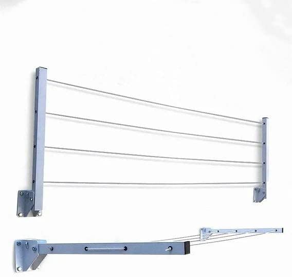 Wall Mount Cloth Drying Stand, Metal || Cloths hanging Stand || | Daraz.pk