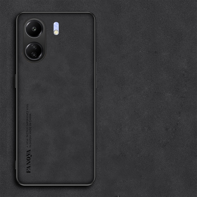 For Xiaomi Poco C65 Case Blended Matte Soft Shell Wool Texture Design ...