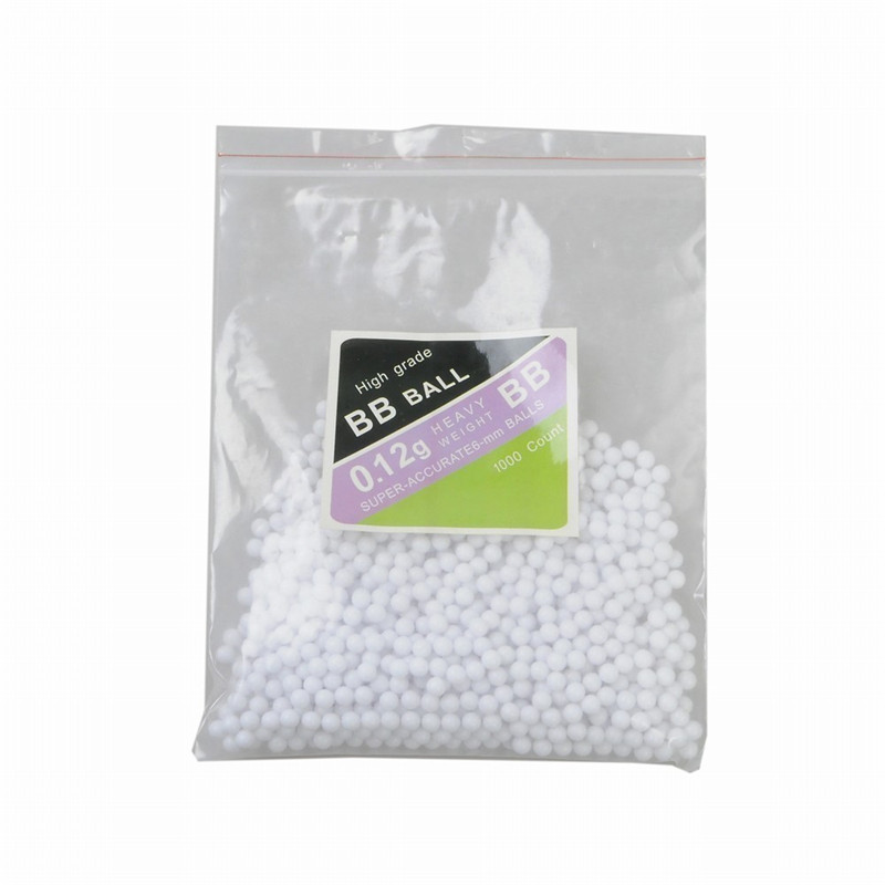 SAKURA Airsoft 1000 Rounds 0.12g BB Ball Strikeball 6mm Paintball ...
