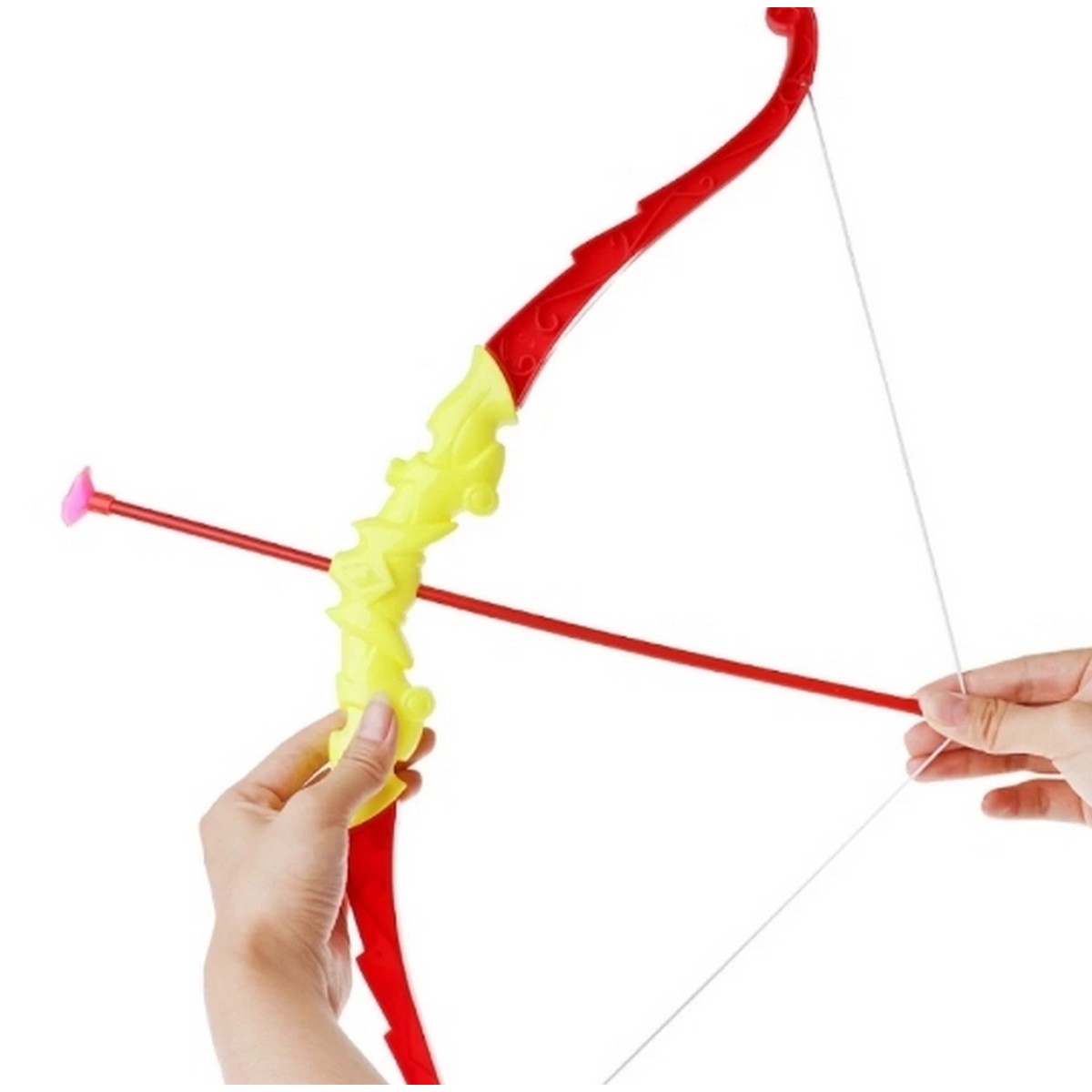 Bow And Arrow Archery Teer Kaman Playset Toy with Mini Stand for Kids ...