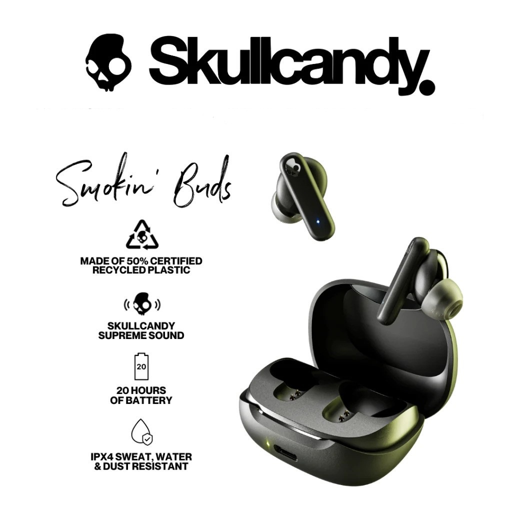 Skullcandy Smokin’ Buds True Wireless Earbuds | Daraz.pk