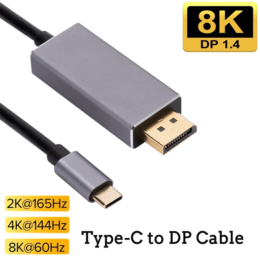 【ETOP】8K USB C to DisplayPort Cable DP Type C 3.1 to Display port 1.4 ...