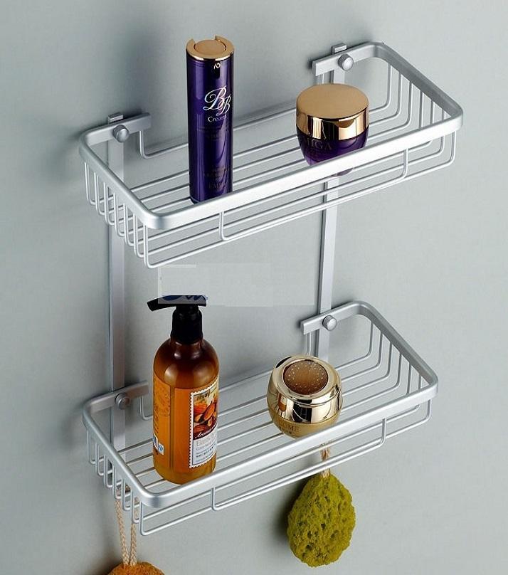 Square Corner Shelf - Silver | Daraz.pk