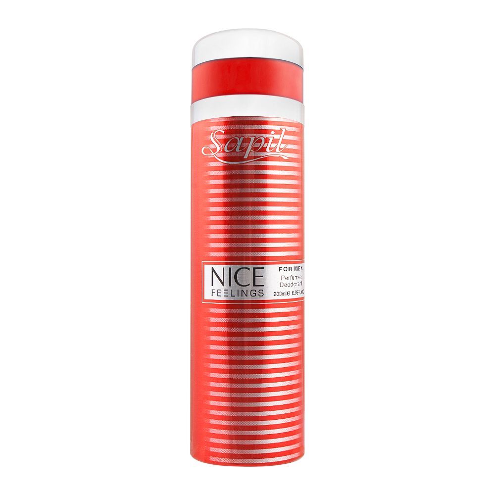 Sapil Nice Feelings Red Body Spray For Men 200ml | | Daraz.pk