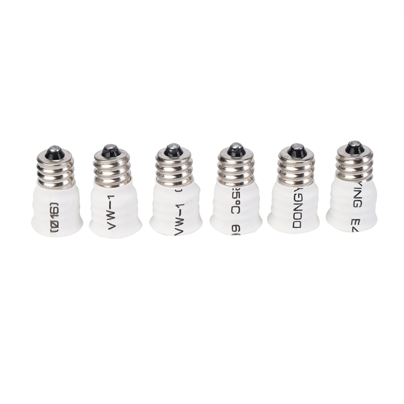 6x E12 to E14 White Bulb Converter LED Light Holder Lamp Adapter | Daraz.pk