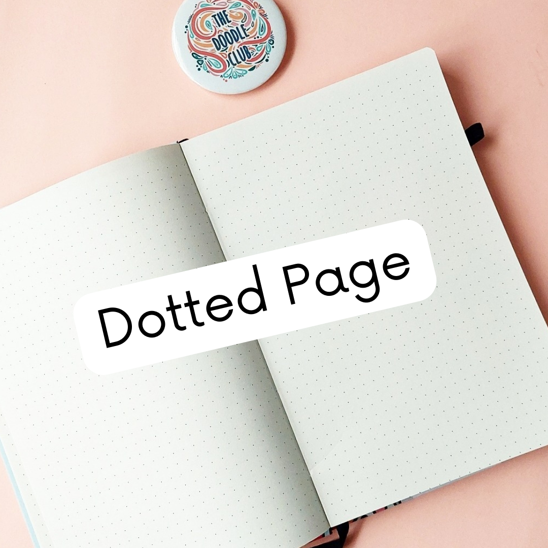 Sky Blue Doodle Journal Dotted or Lined Page Notebook Doodle Diary ...