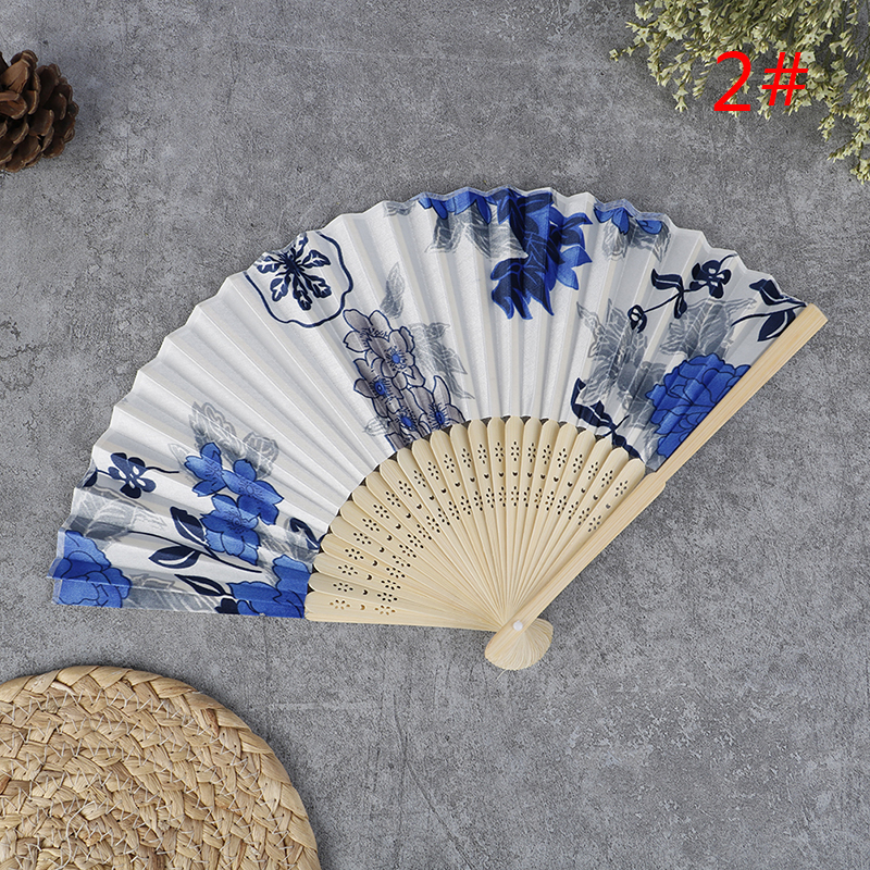 Silk Fan Chinese Japanese Style Folding Fan Wedding Fan Art Gifts Dance ...