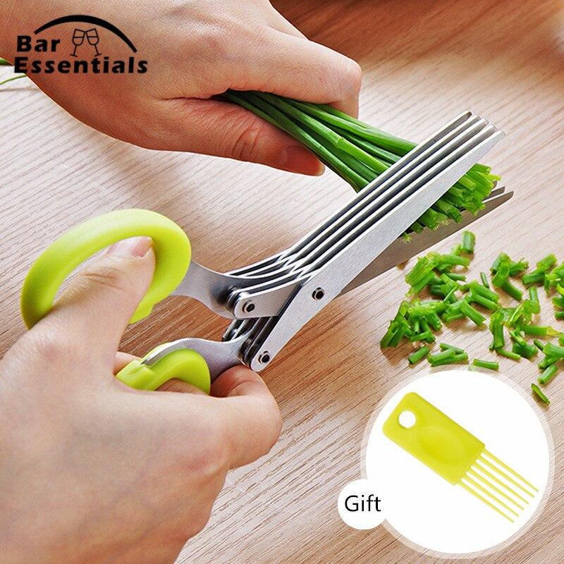 Vegetable & Fruit Cutter & Slicer Scissor With 5 Layer- Save Time And ...