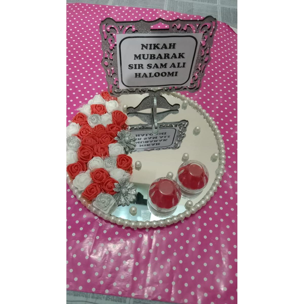 Engagement Ring Tray With Names Tag Engagement Tray with Names ...