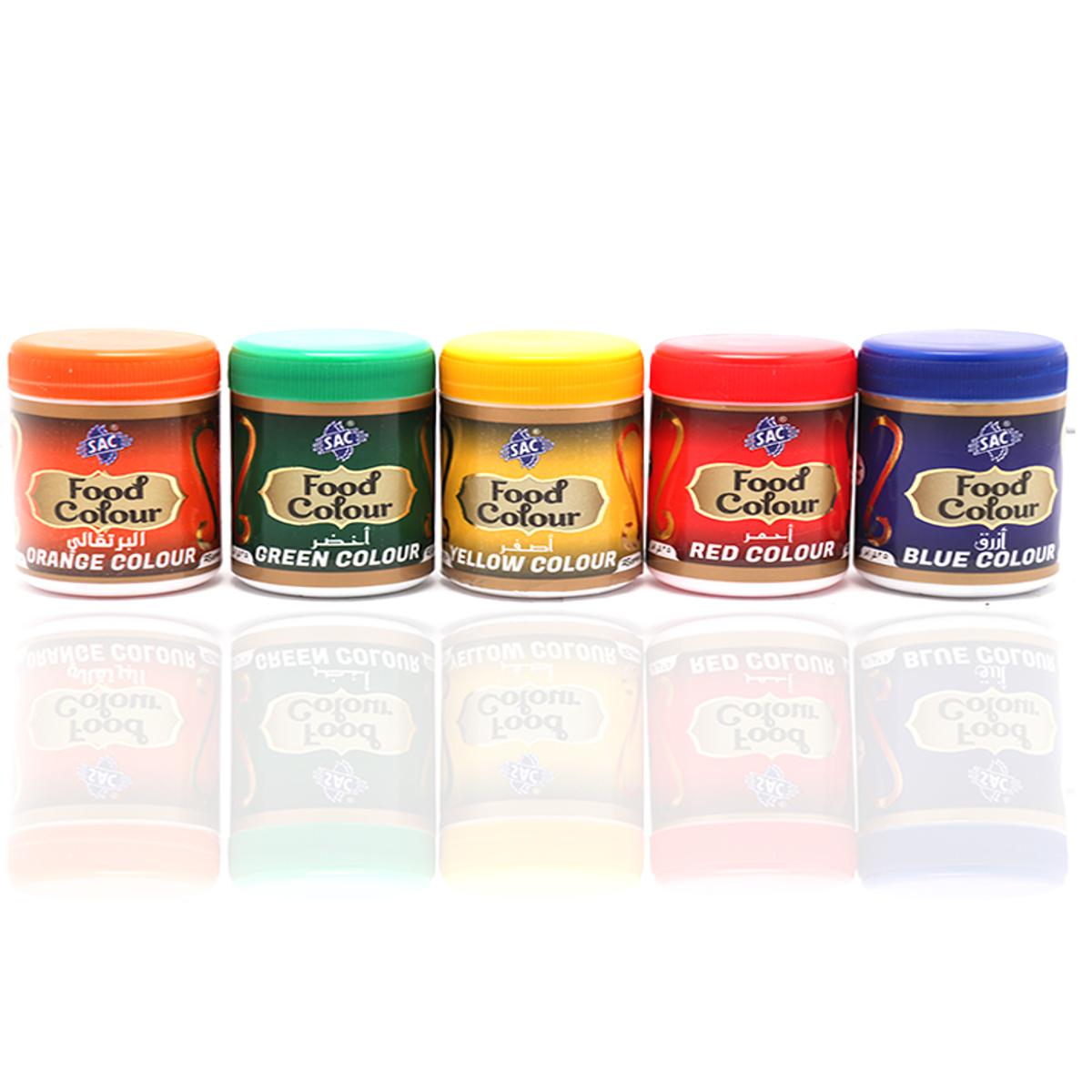 Food Color Powder - Pack OF 5 - 25gm - FDNC - SAC | Daraz.pk
