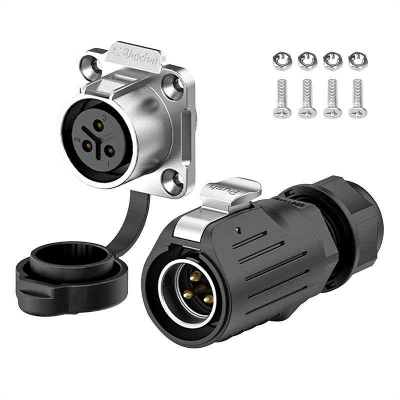 Industrial Waterproof Connector IP68 Quick Plugging Circular Connector ...