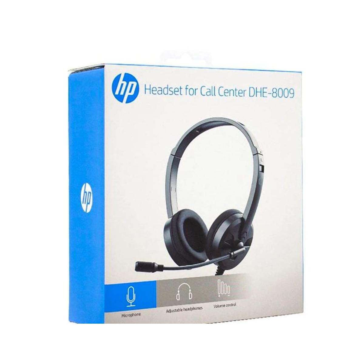HP Headset for Call Center DHE-8009 Over the Ear Headphone (Black ...