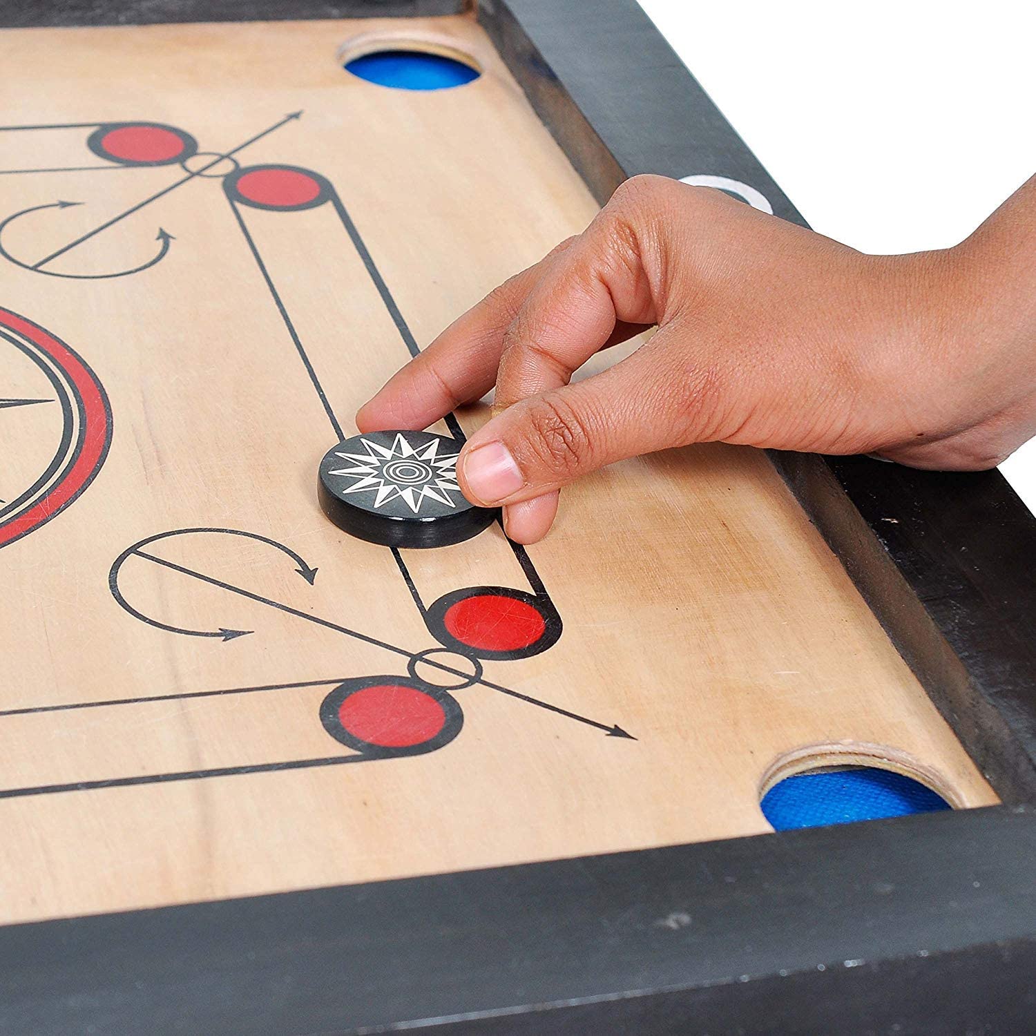 Carom Board Tournament Striker Smooth Surface Standard Size for Carrom ...