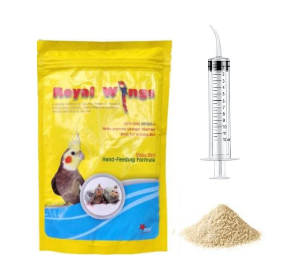 oyal Wings Baby Birds Hand Feeding Formula (250G) (Pouch) with Hand ...
