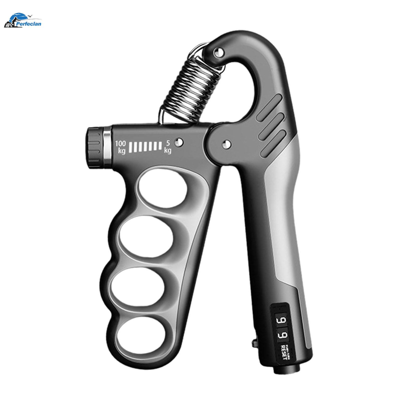 Hand Grip Strengthener Adjustable 5-100kg Finger Stretcher with Counter ...