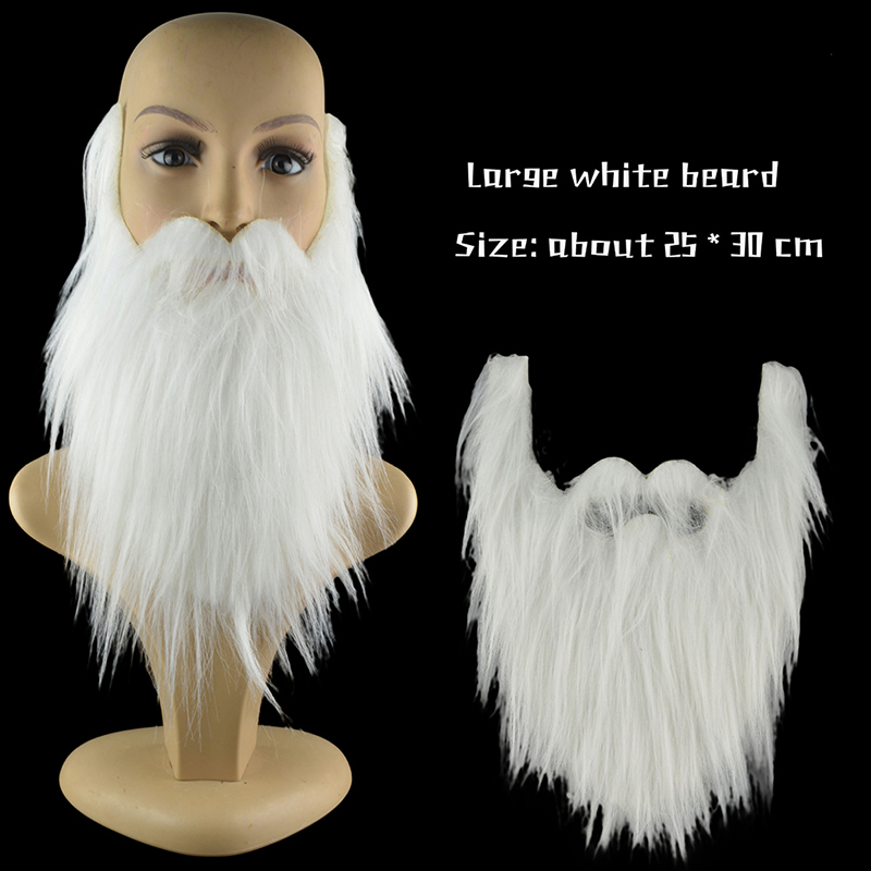 DIY Fancy Dress Fake Beard Long Fluff Beards Cosplay Costume Props ...