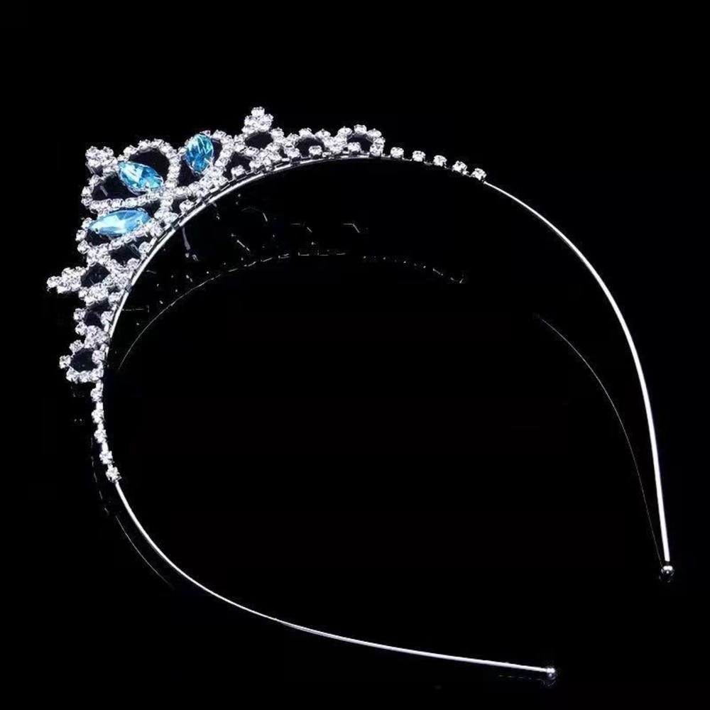 Kids Tiara Crown Sparkly Wedding Girls Princess Headband Accessories ...