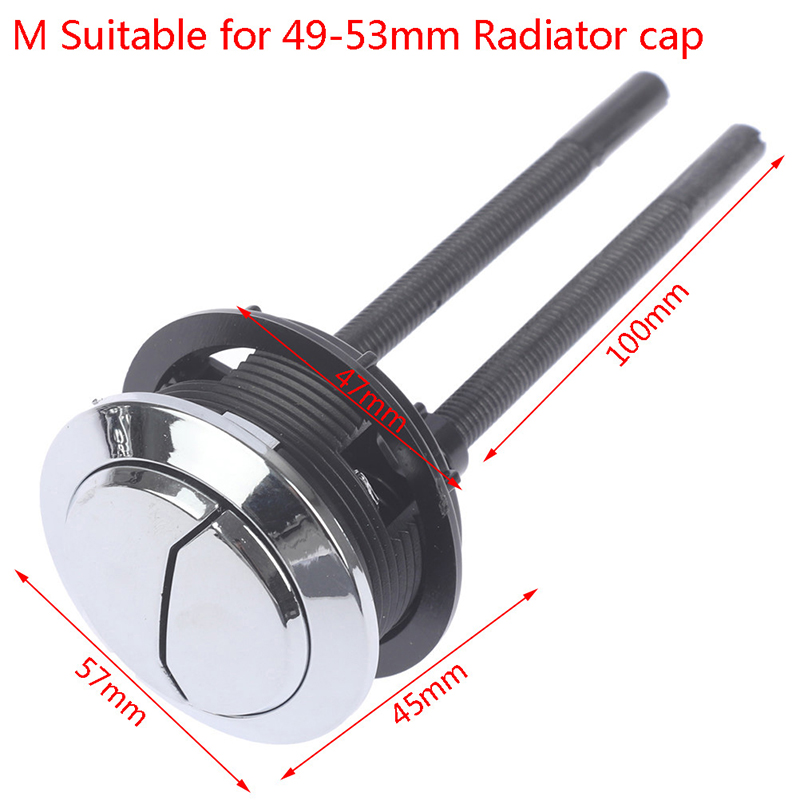 1pc Dual Flush Toilet Tank Button Round Square Toilet Push Dual Flush ...