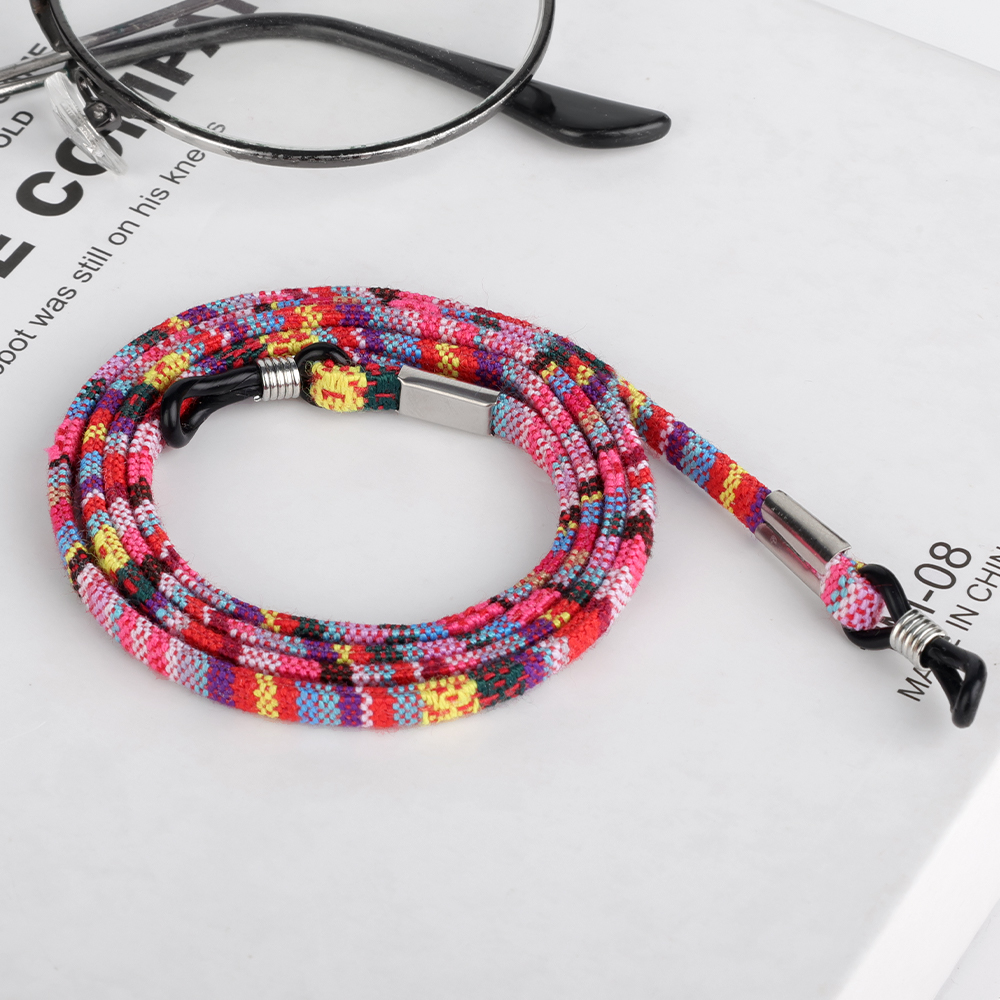 Anti Slip Reading Glasses Chain String Neck Cord Cotton Eyeglass Strap ...