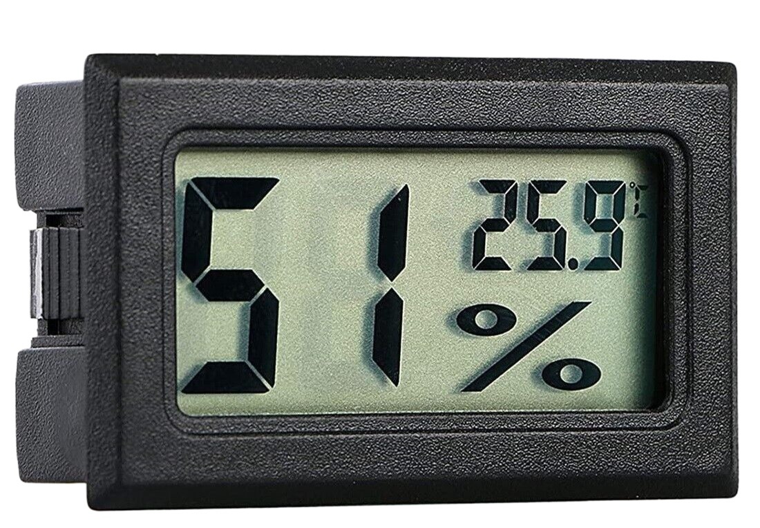 Mini Digital Humidity Thermometer Hygrometer Temperature Meters Gauge ...