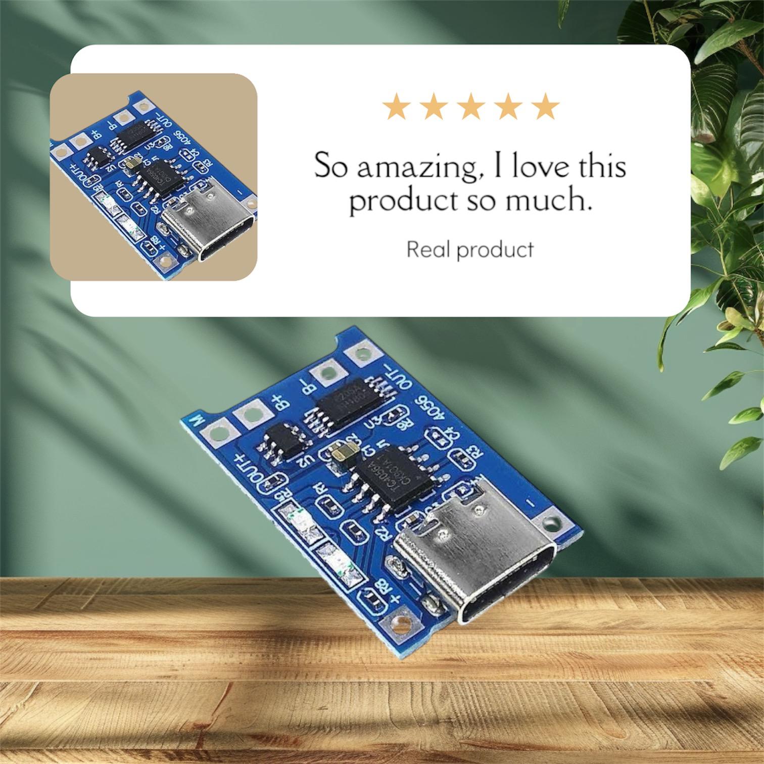 TP4056 BMS, lithium battery charger type C | TYPE C CHARGING MODULE ...