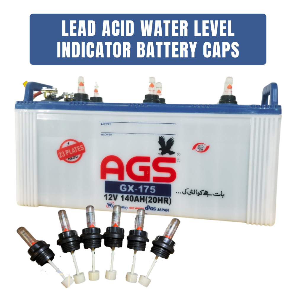 LEAD ACID BATTERY CAPS TO CHECK WATER LEVEL, Color Black | Daraz.pk