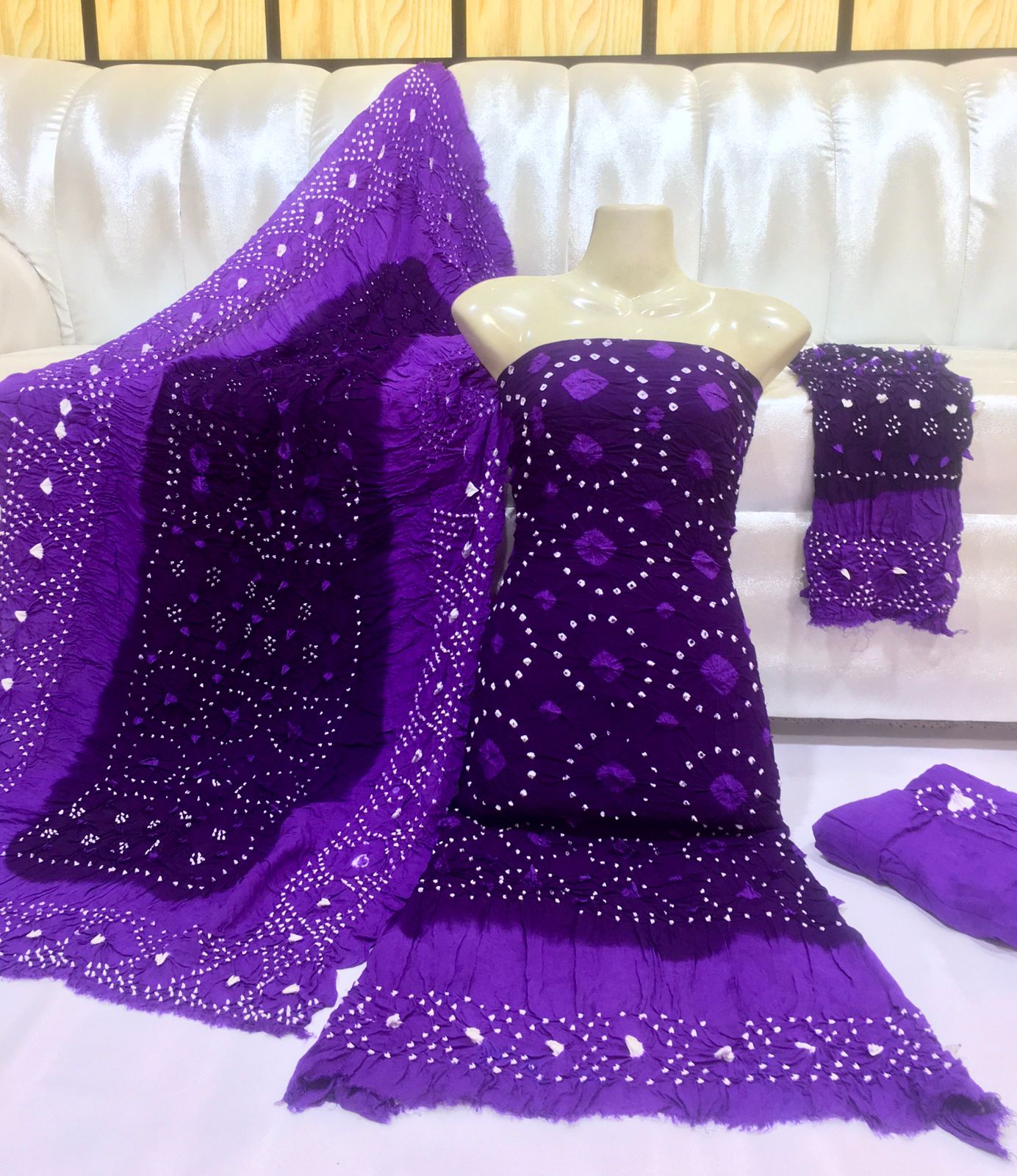 Linen Chunri 3p suit For women | Daraz.pk