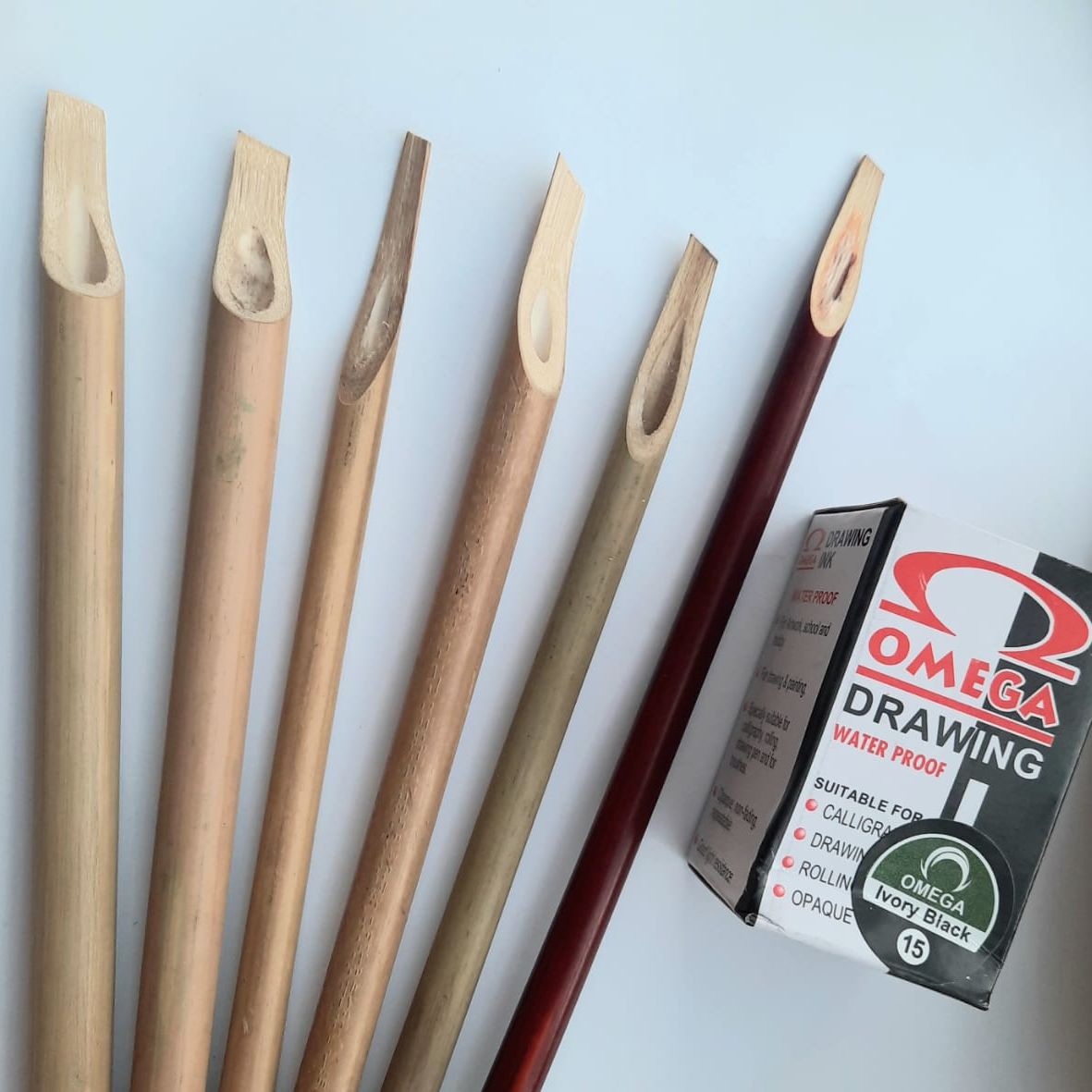 Calligraphy Qalam Set and Black Ink for calligraphy | Daraz.pk