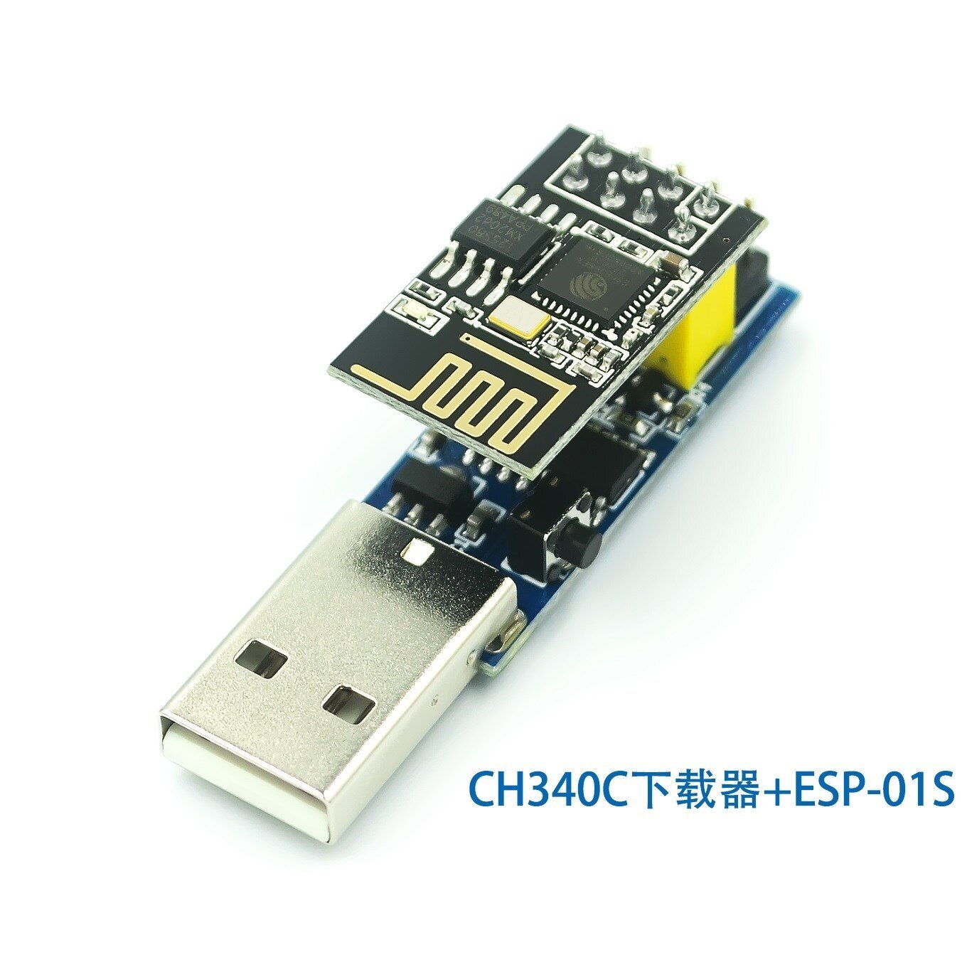 CH340C USB ESP8266 ESP-01 ESP01S Prog Downloader Module Developent Board for Arduino Programmer ...
