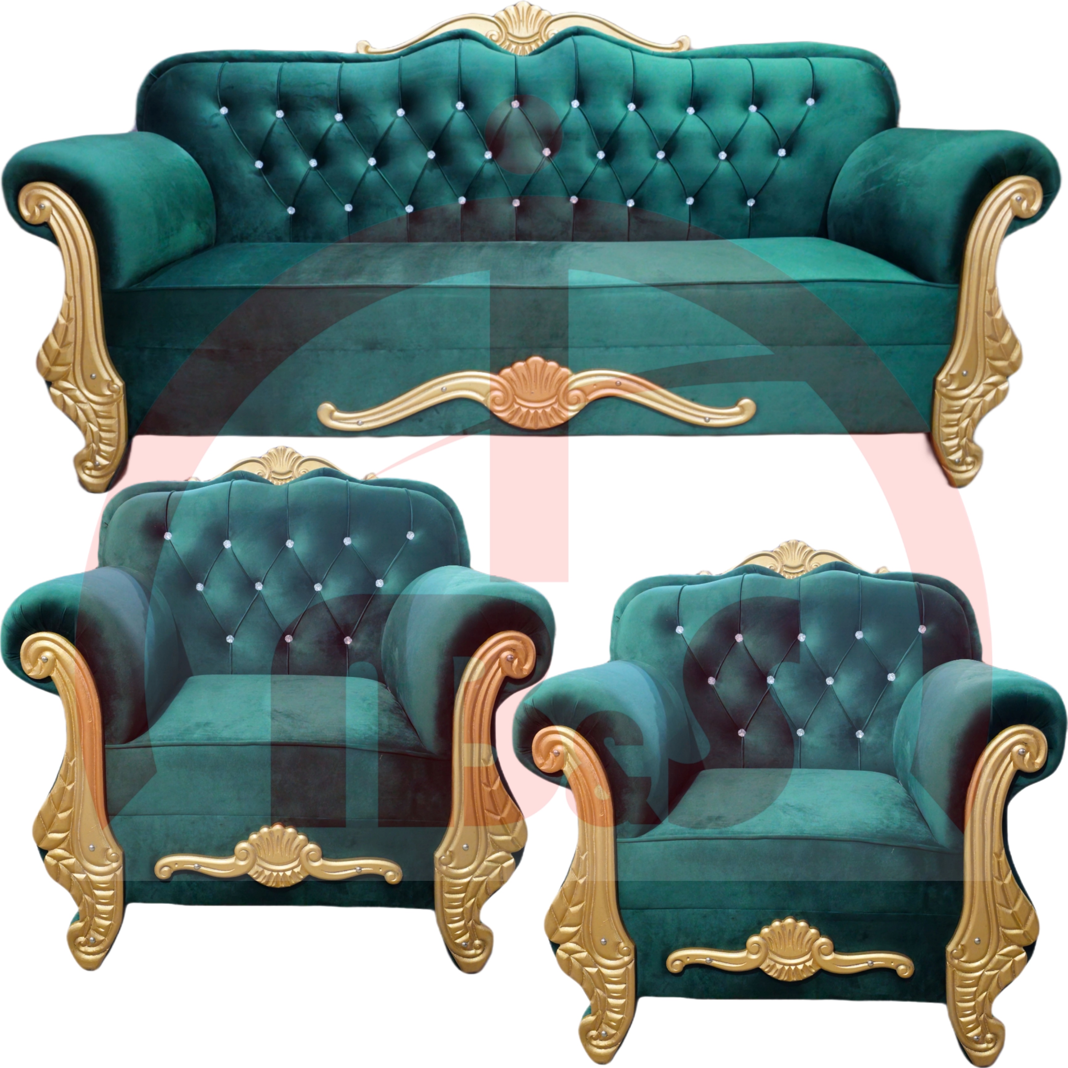 Customizable in All Colors Premium Sofa Set 5 and 7 Seater Enhance Your ...