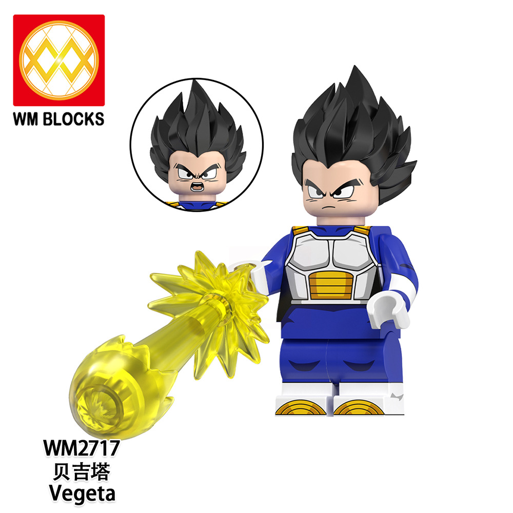 WM6183 Dragon ball Block Toys Vegeta Pagi Majin Buu Son Goku Master ...
